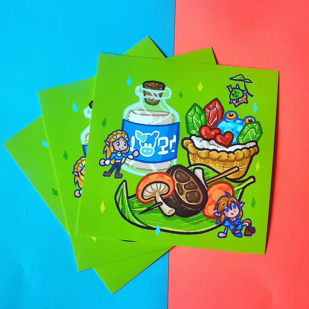 Zelda Food Print - Etsy