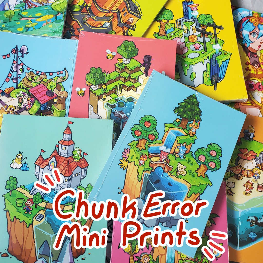 Chunk Error Video Game Posters - Etsy Canada