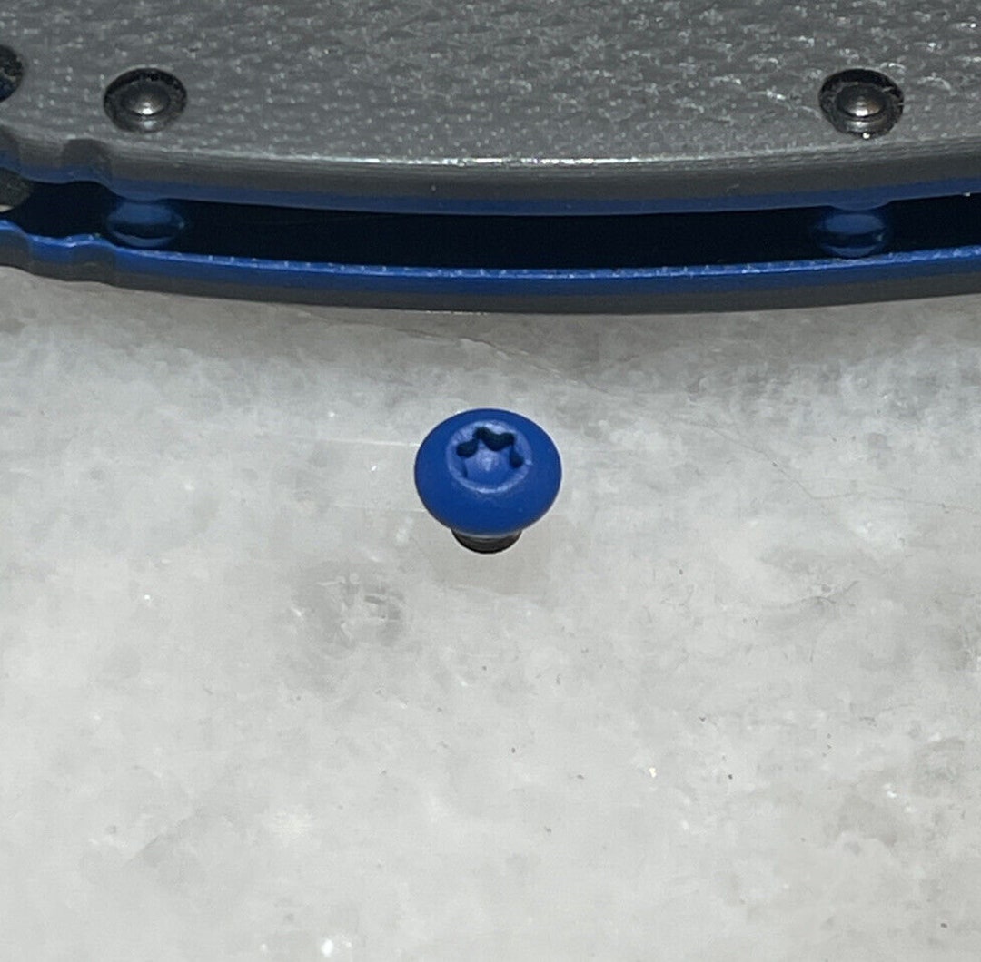 Flat Blue Stainless Pivot Screw for Benchmade 551-1 G10 Handle ...