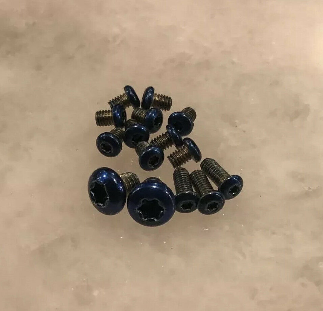 Translucent Blue Screws Set for Ontario Rat 1 Knife Pivot Handle & Clip ...