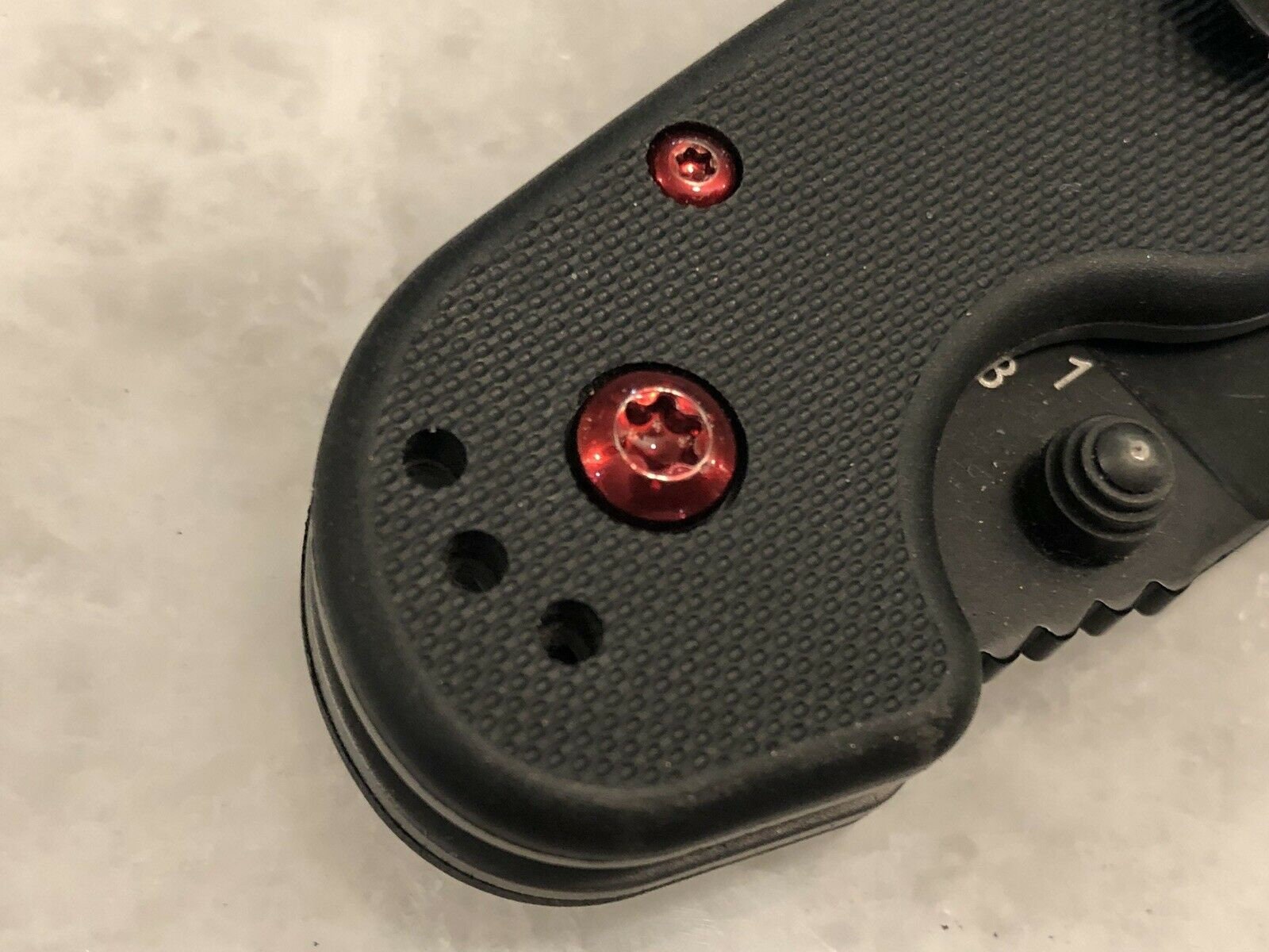 Translucent RED Screws Set for Ontario Rat 1 Knife Pivot | Etsy