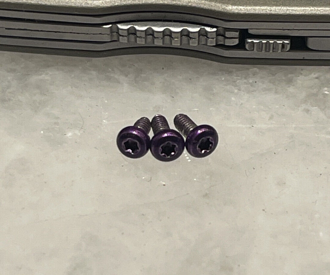 Translucent Purple Torx Screws Set for SOG TWITCH II Knife Scale and ...