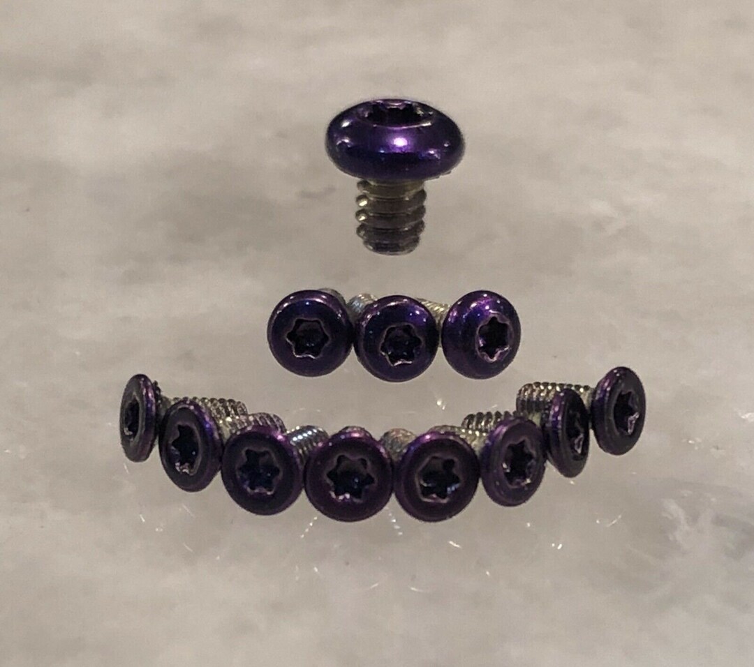 Translucent Purple Screws for Ontario Rat 2 Knife Pivot Scale Pocket ...