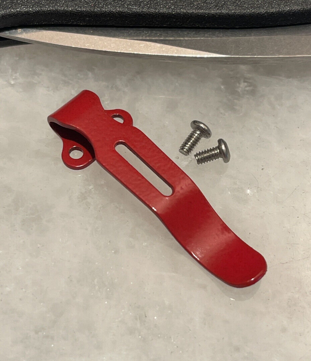 Matte Red Pocket Clip for Benchmade Bugout 535 Mini Osborne 945 Knife ...