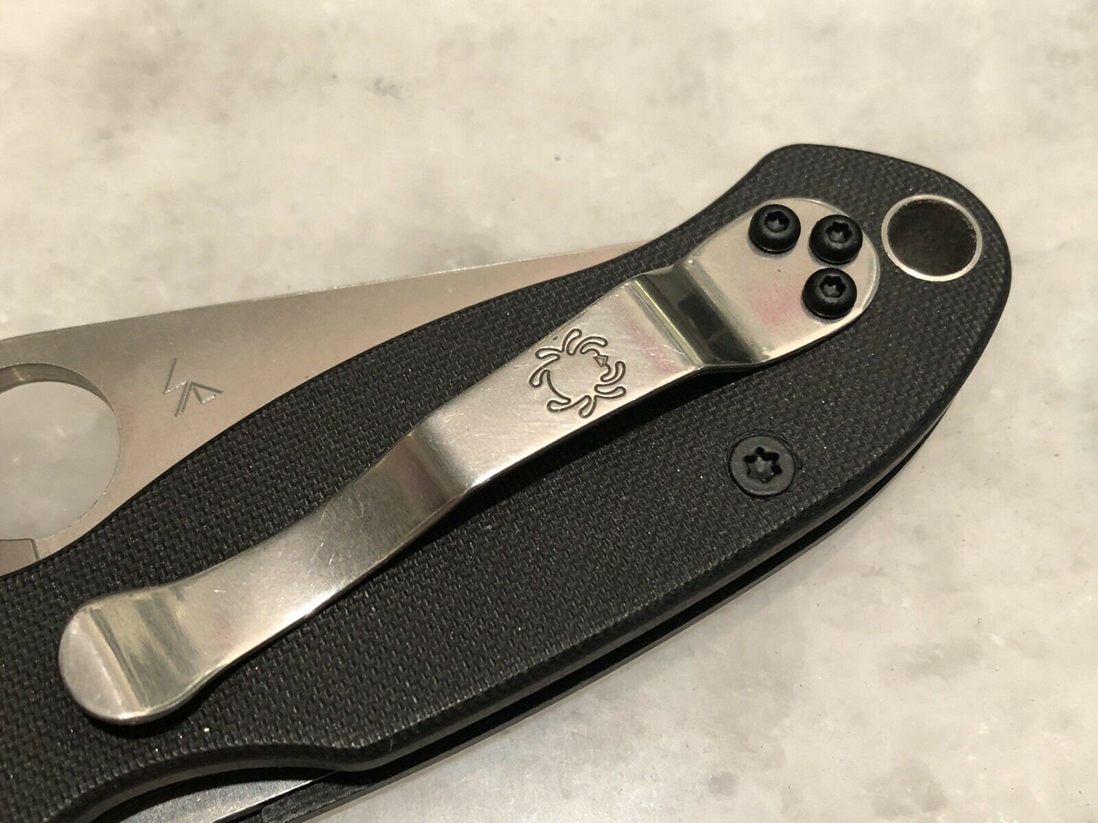 Black Pocket Clip Screws Set for Spyderco USA Knife Tip up MXG - Etsy