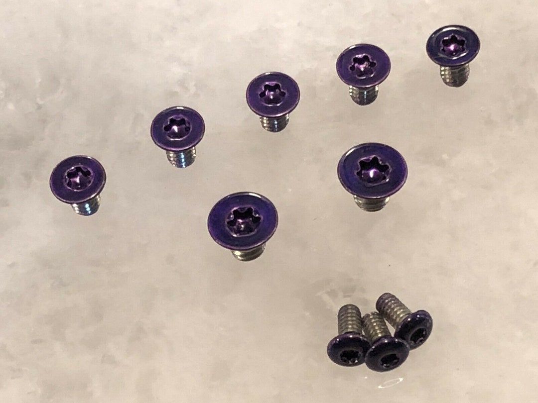 Translucent Purple Screws Set for Spyderco Native 5 G10 Handle - Set of ...