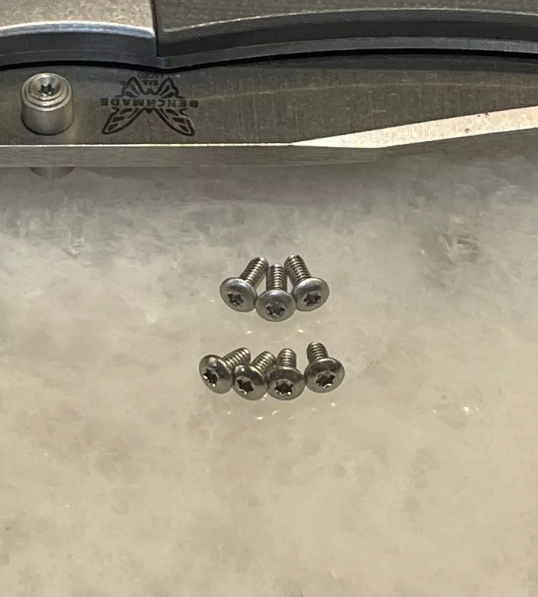 Stainless Steel T6 Torx for Benchmade Crooked River Knife Handle and ...