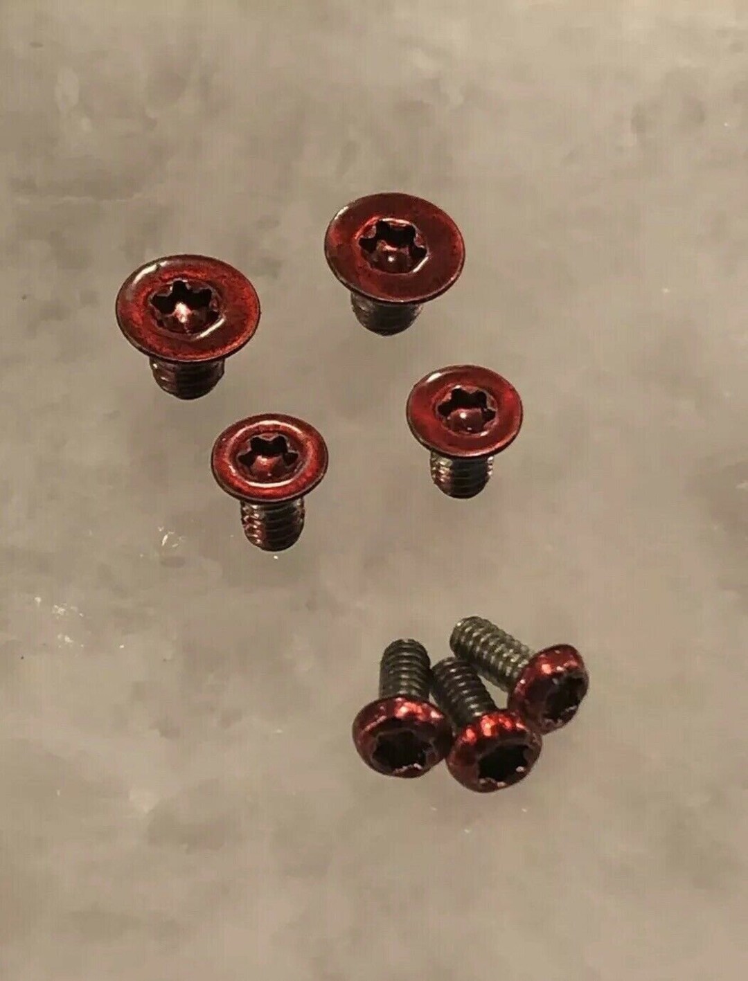 Red Replacement Scale, Pivot & Pocket Clip Screws for Spyderco Para 3 ...
