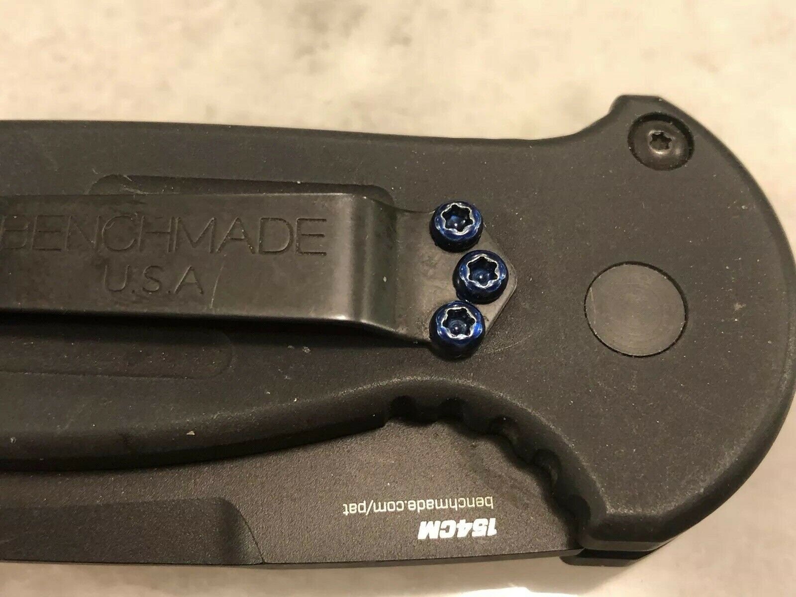 Blue Replacement T8 Torx Screws for USA Made Benchmade AFO 2 Knife (set ...