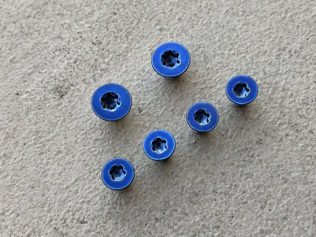 Blue Replacement Scale & Pivot Screws for Spyderco Manix 2 G10 Handle ...