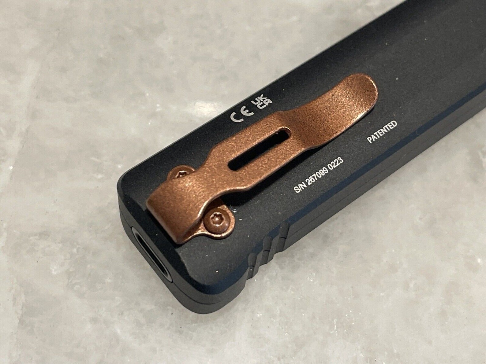Copper Steel Pocket Clip for Streamlight Wedge 88810 88811 XT 88812 ...