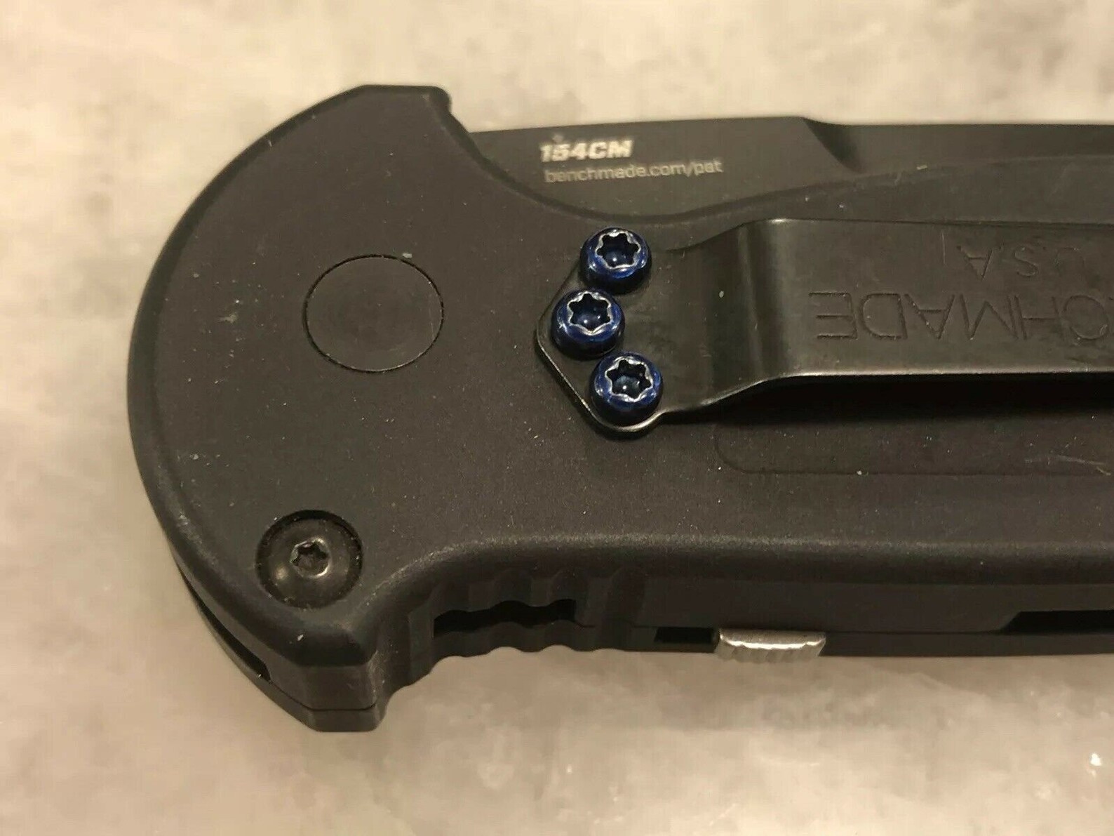 Blue Replacement T8 Torx Screws for USA Made Benchmade AFO 2 Knife (set ...