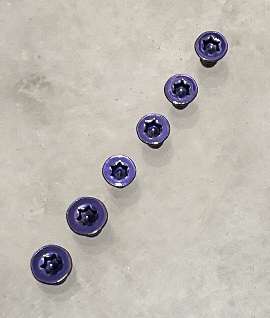 Blurple Stainless Torx Screws Set for Paramilitary 2 G10 Handle Manix 2 ...