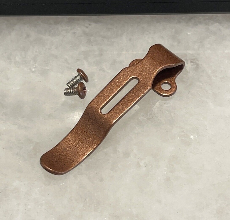 Copper Steel Pocket Clip for Streamlight Wedge 88810 88811 XT 88812 ...