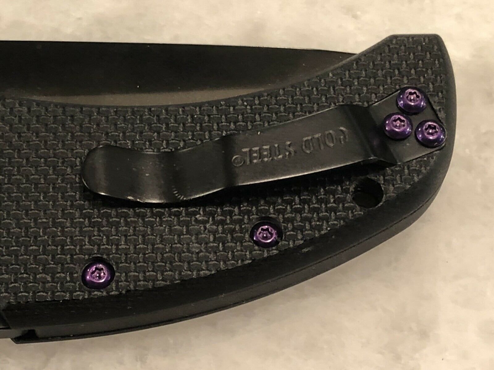Translucent Purple Screws for Cold Steel Recon 1 Pivot Handle | Etsy