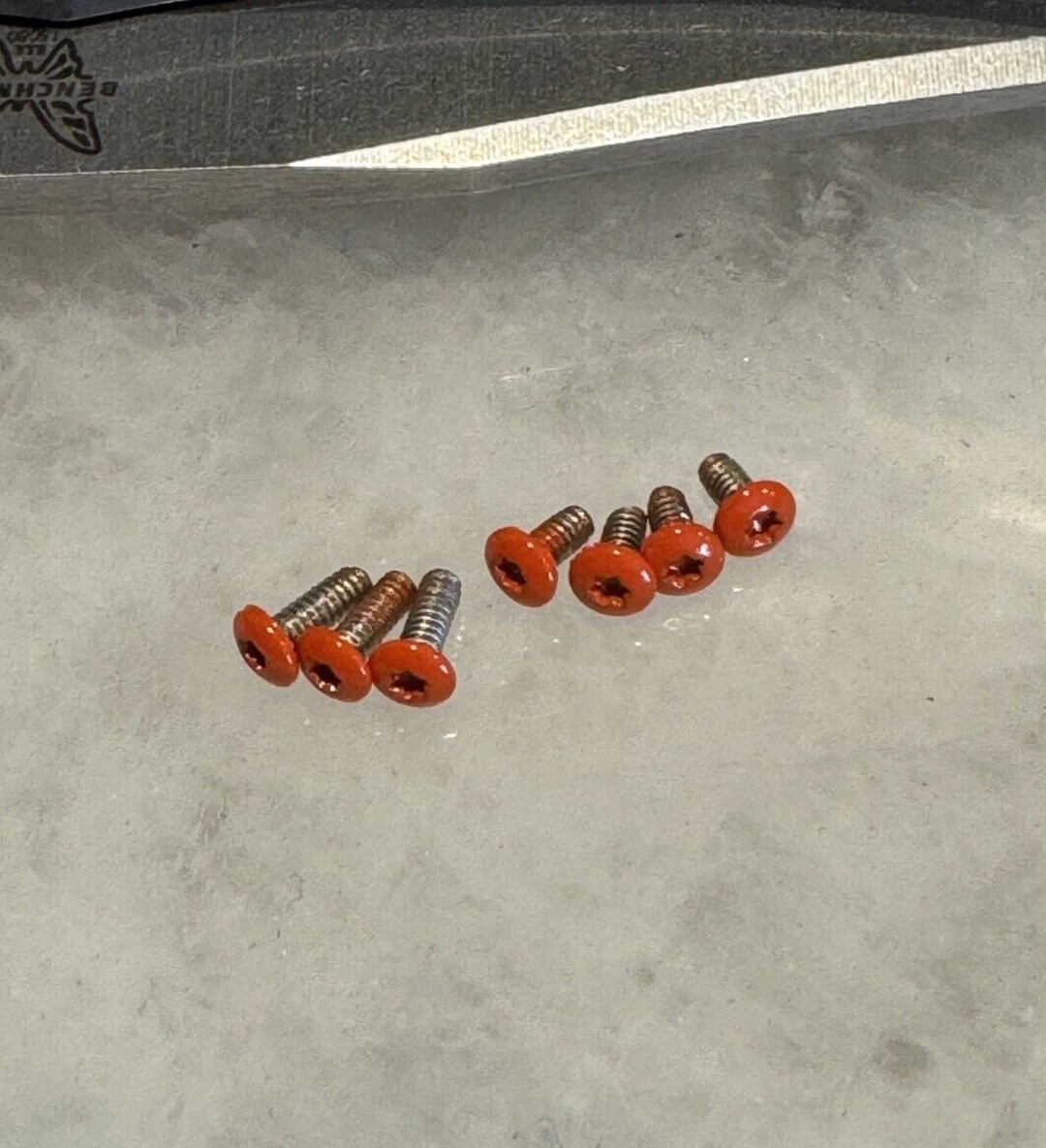 Rescue Orange Stainless Torx Screws for Benchmade Crooked River Mini ...