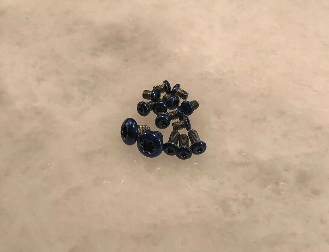 Translucent Blue Screws Set for Ontario Rat 1 Knife Pivot Handle & Clip ...