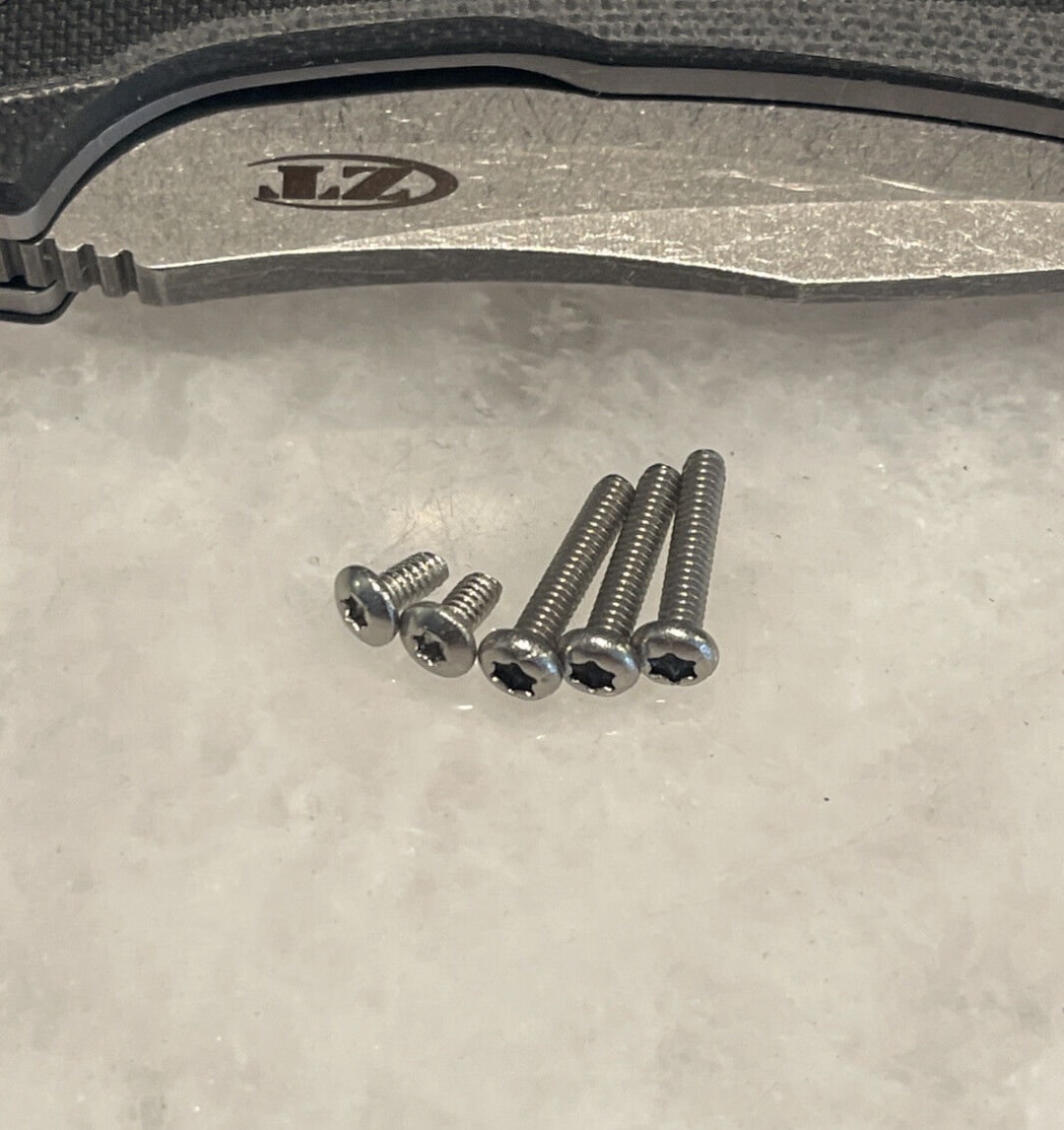 Stainless Torx Screws Set for Zero Tolerance ZT0357 Knife Scale and ...