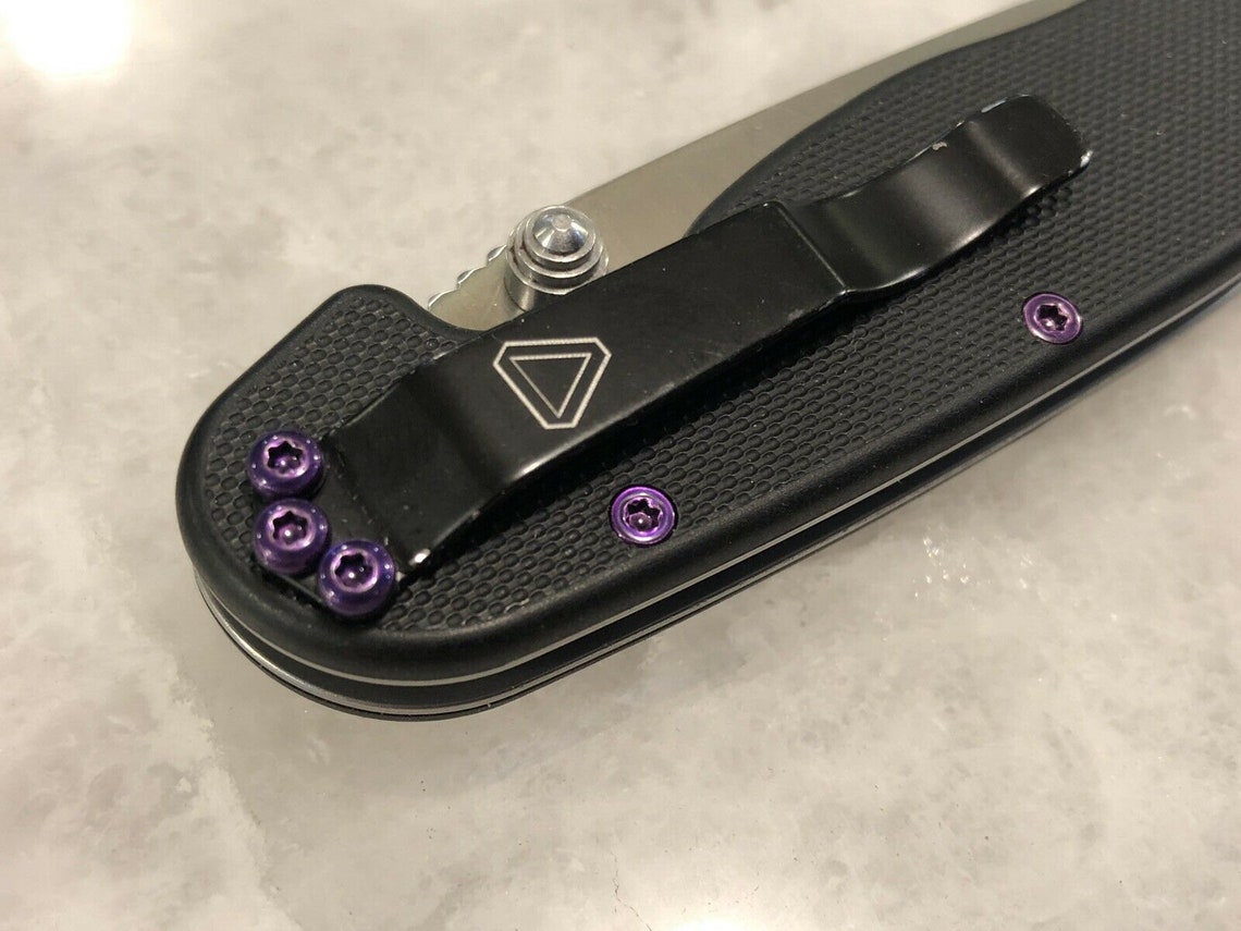 Translucent Purple Screws for Ontario Rat 2 Knife Pivot Scale - Etsy