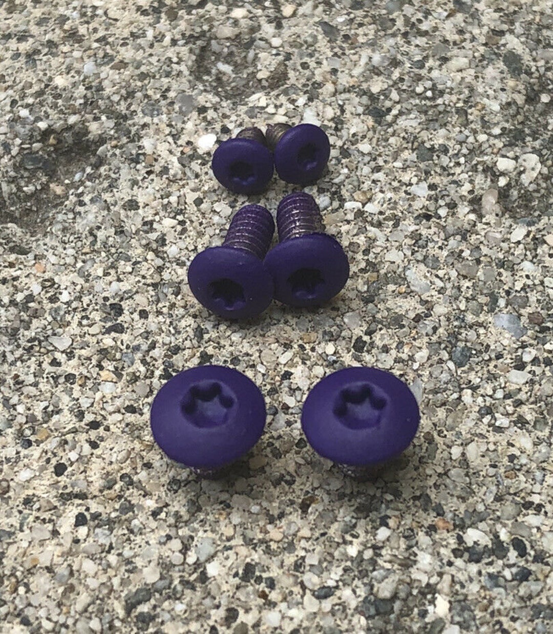 Flat Purple Screws Set for Spyderco Para 3 FRN Lightweight Knife ...