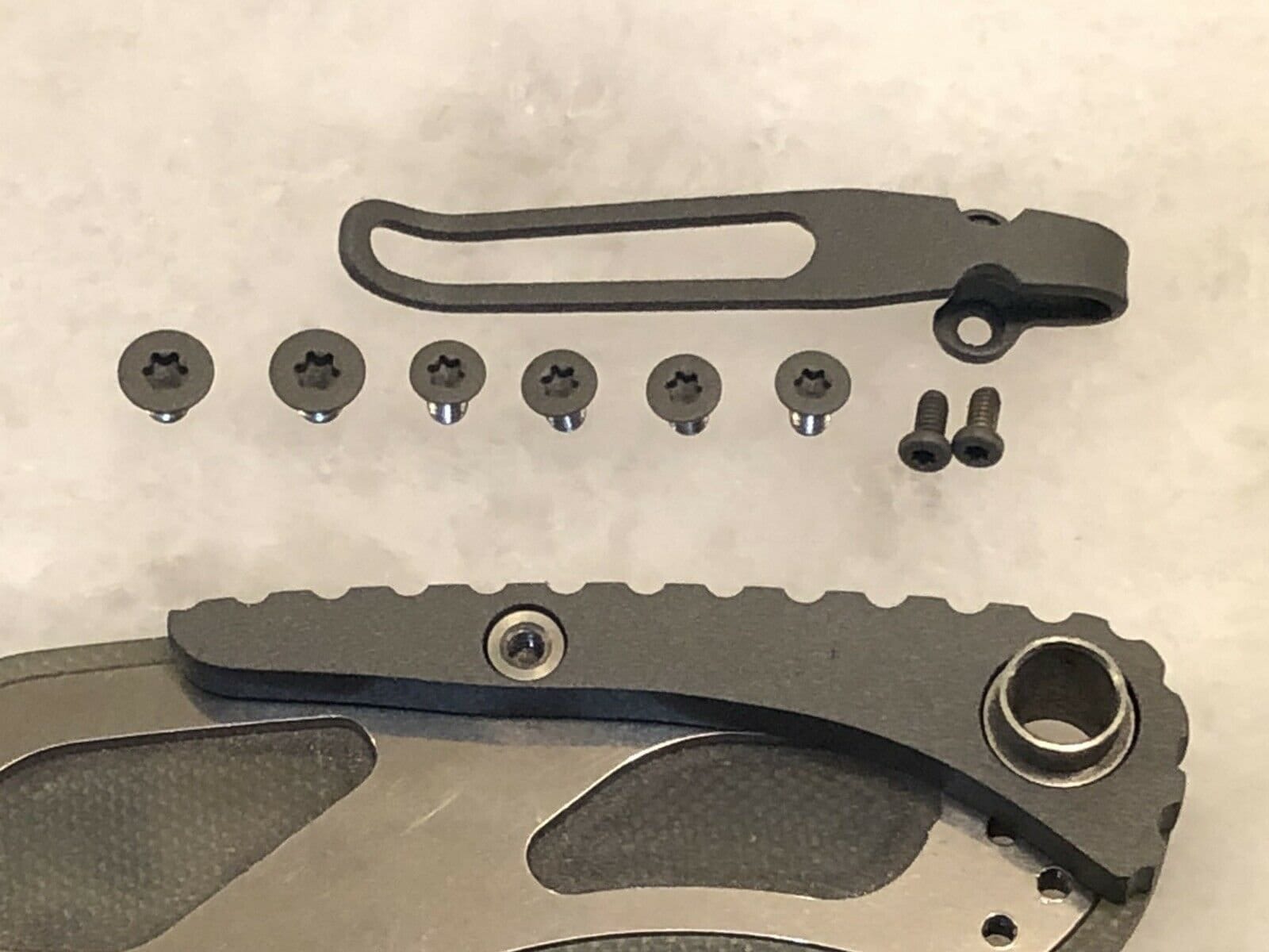 Gray Titanium Spacer Deep Pocket Clip & Screws Set for - Etsy