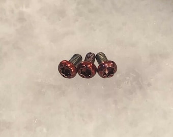 Flat Red Stainless Screws Set for Spyderco Yojimbo 2 Yojumbo 2 - Etsy