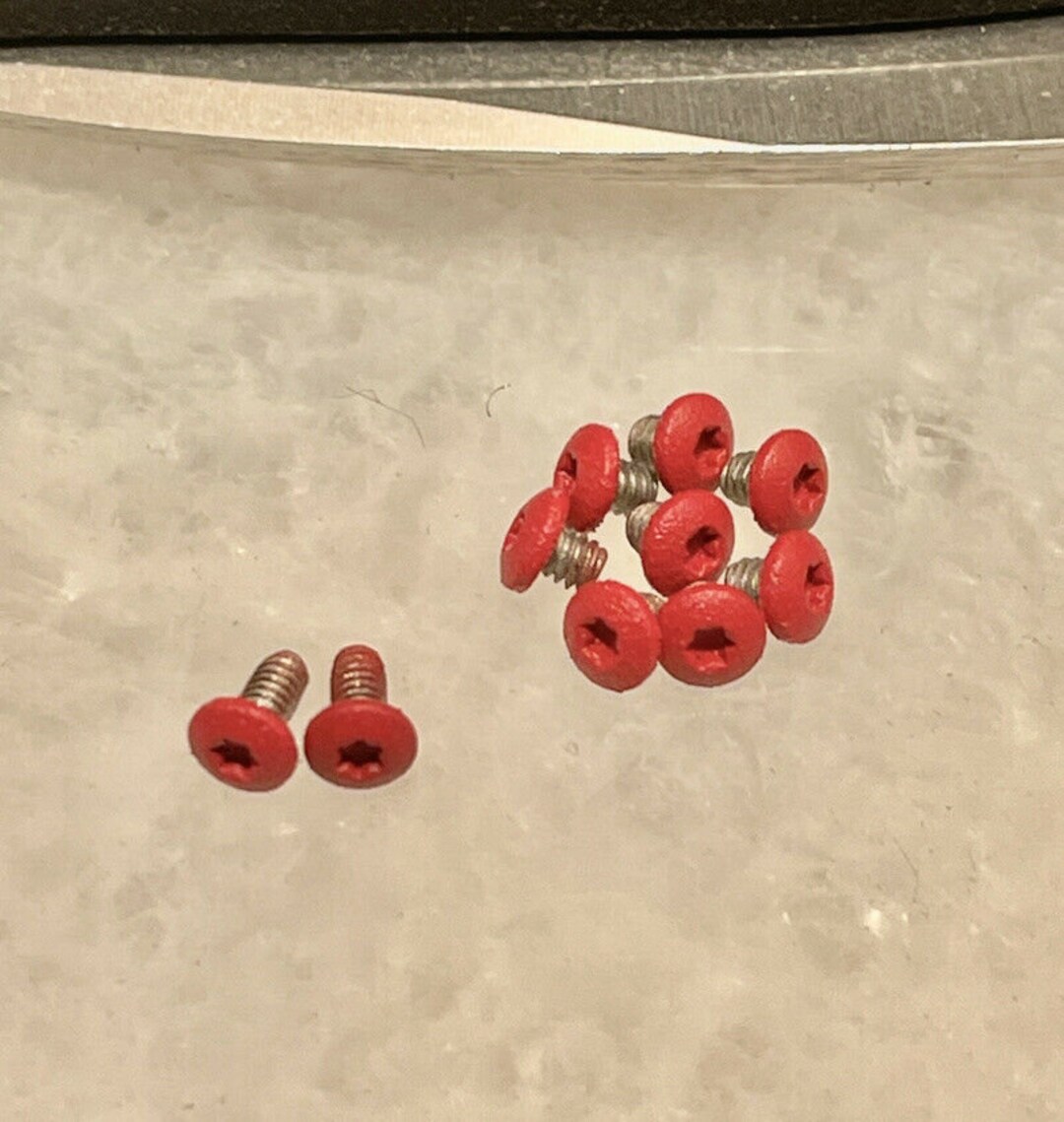 Red Stainless Screws for Benchmade Bugout 535 Bailout 537 Mini Bugout ...