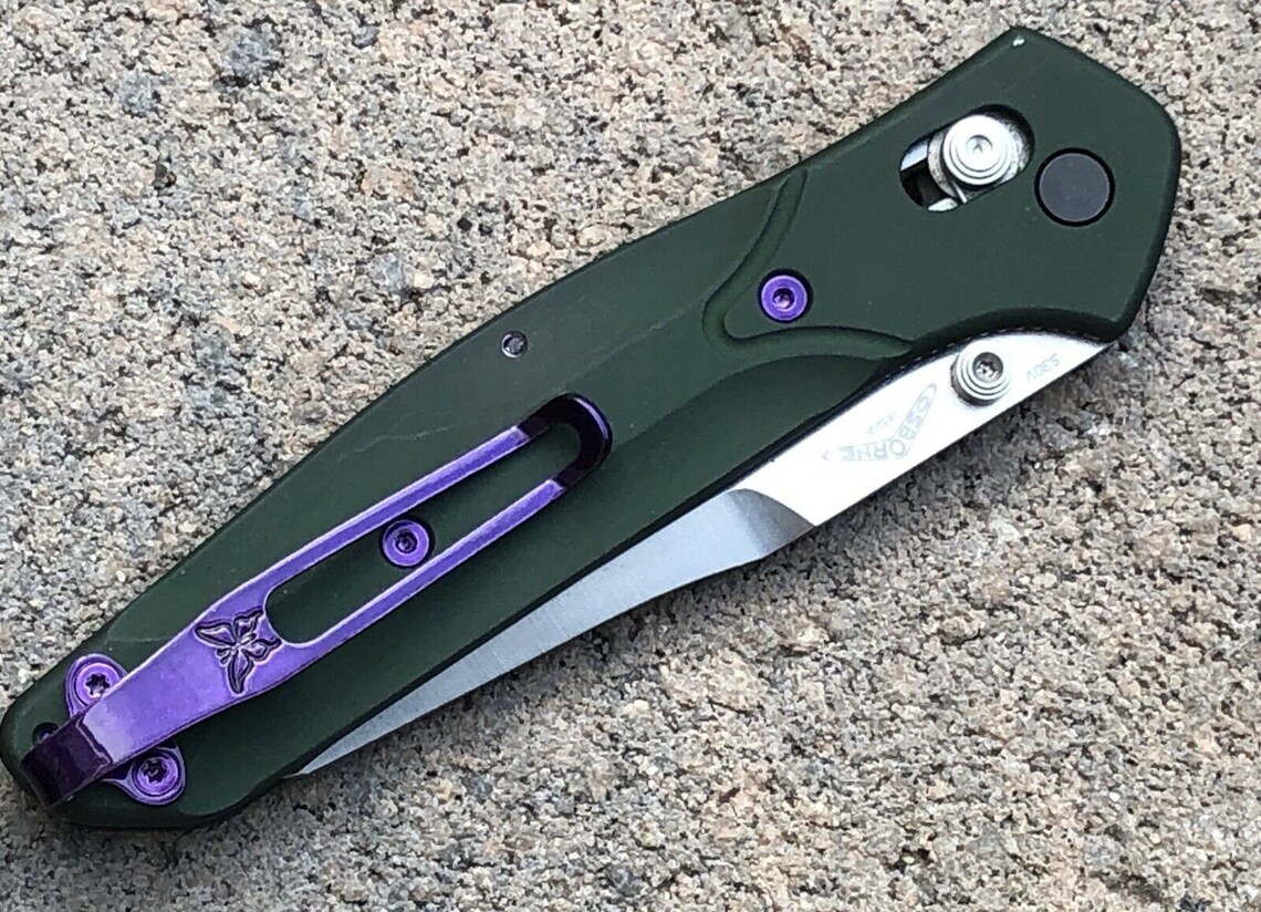 Purple Titanium Deep Pocket Clip & Screws Set for Benchmade - Etsy