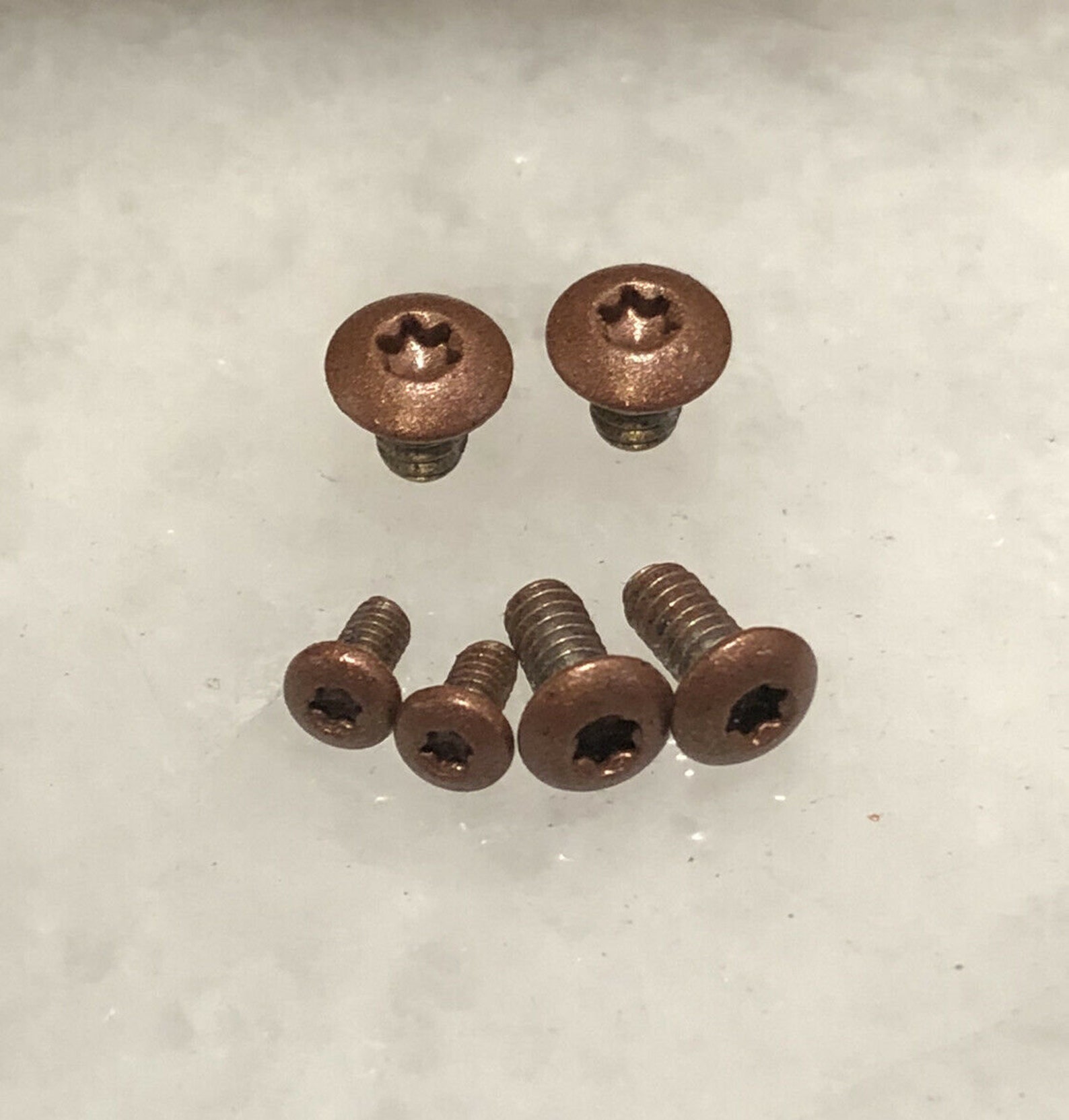 Flat Copper Screws Set for Spyderco Para 3 FRN Lightweight | Etsy