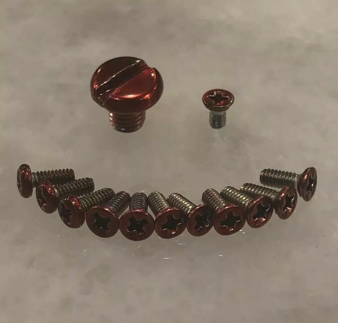 Translucent Red Stainless Steel Screws Set for Emerson CQC-7 Folder ...