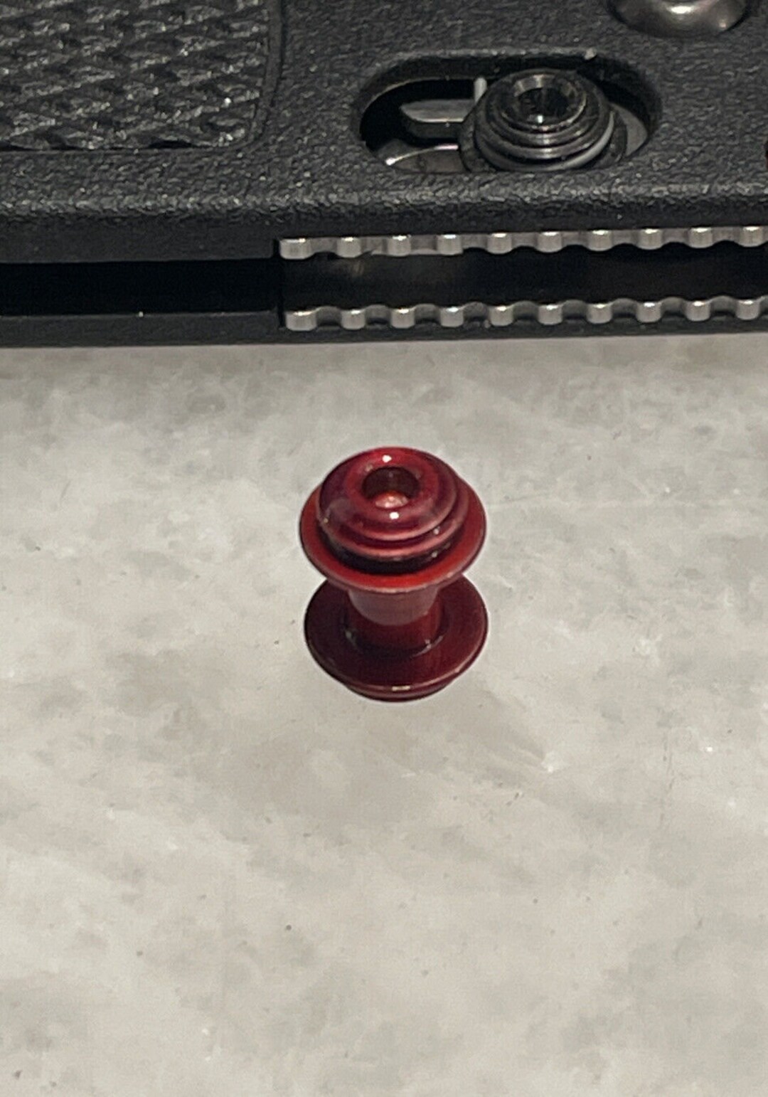 Translucent Red Stainless Axis Lock Bar for Benchmade Bugout 535 Knife ...