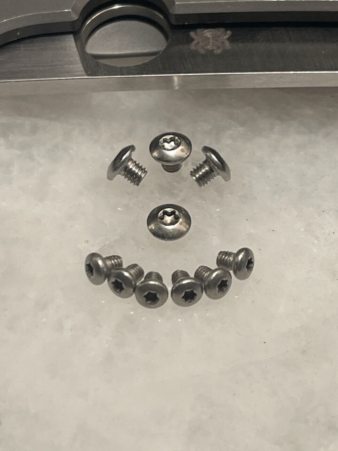 Stainless Pivot Scale & Pocket Clip Screws Set for Spyderco Spydie Chef ...