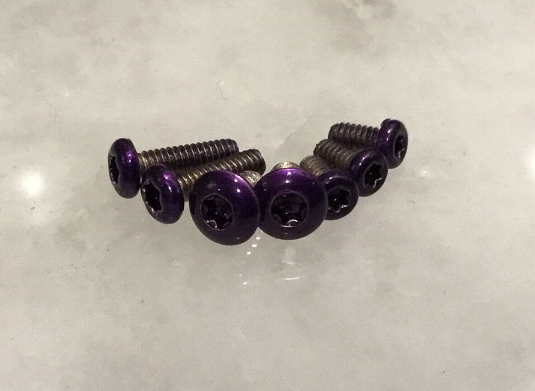 Translucent Purple Screws Set for Spyderco Native 5 Lightweight FRN ...