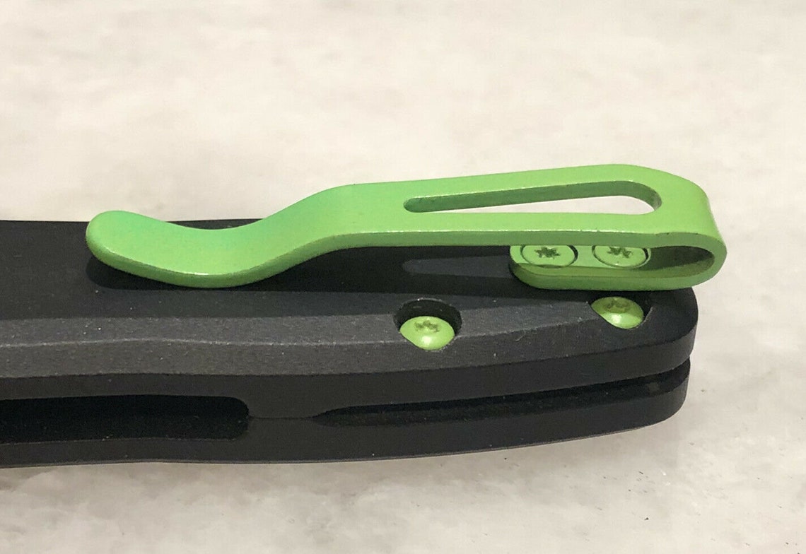 Zombie Green Titanium Deep Pocket Clip With Screws for Kershaw - Etsy