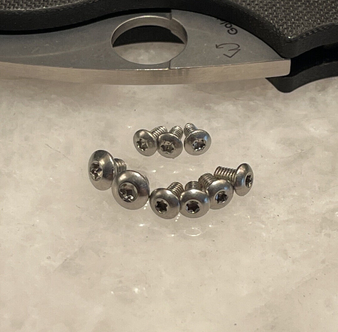 Stainless Screws for Spyderco Lil’native G10 Lock Back and Slip Joint ...
