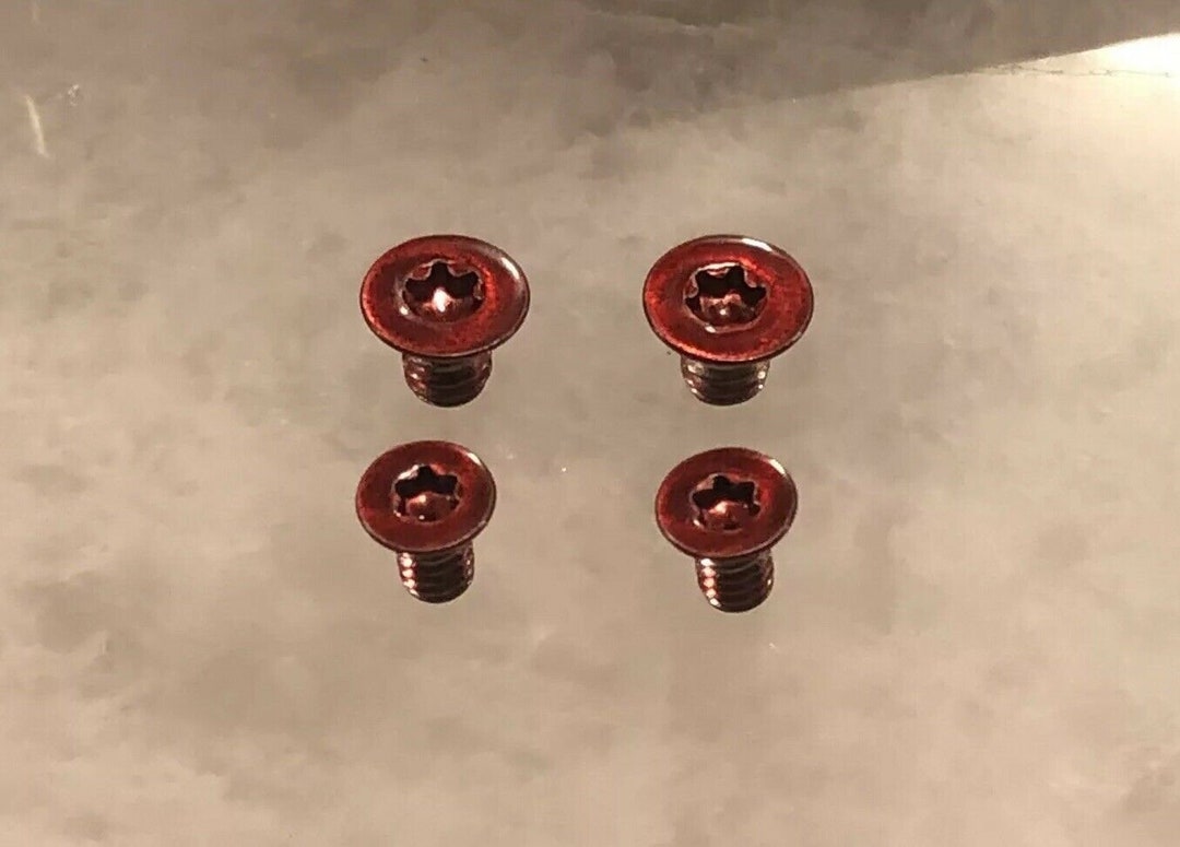 Translucent Red Stainless Steel Torx Screws for Spyderco Para 3 G10 ...