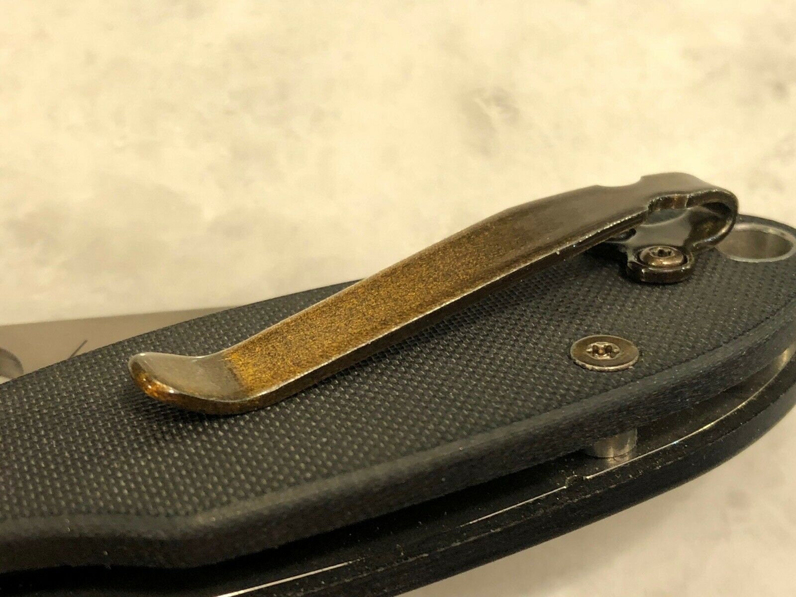 Gold Titanium Deep Carry Pocket Clip & Stainless Screws Set for ...