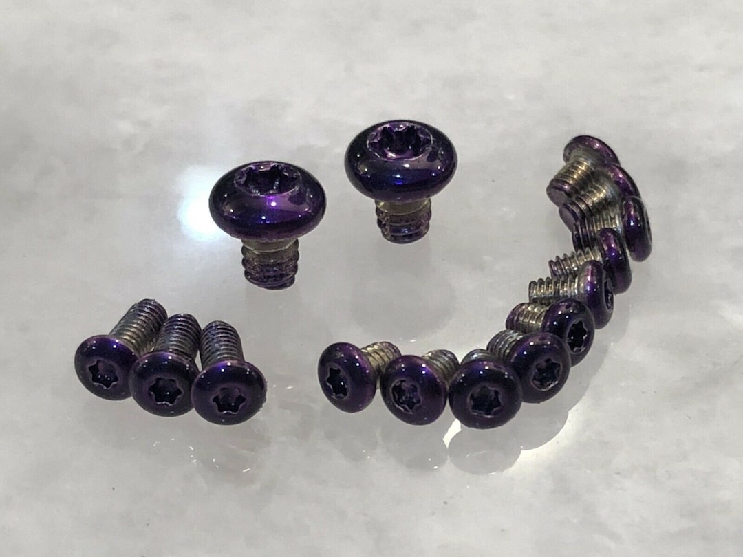 Translucent Purple Screw Set for Ontario Rat 1 Knife Pivot Handle ...
