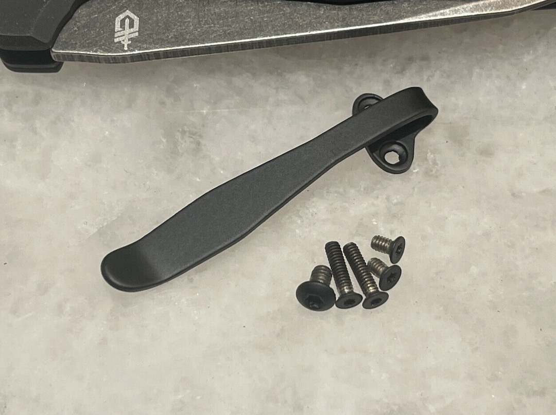 Titanium Deep Pocket Clip W/stainless Steel Torx Screws for Gerber ...