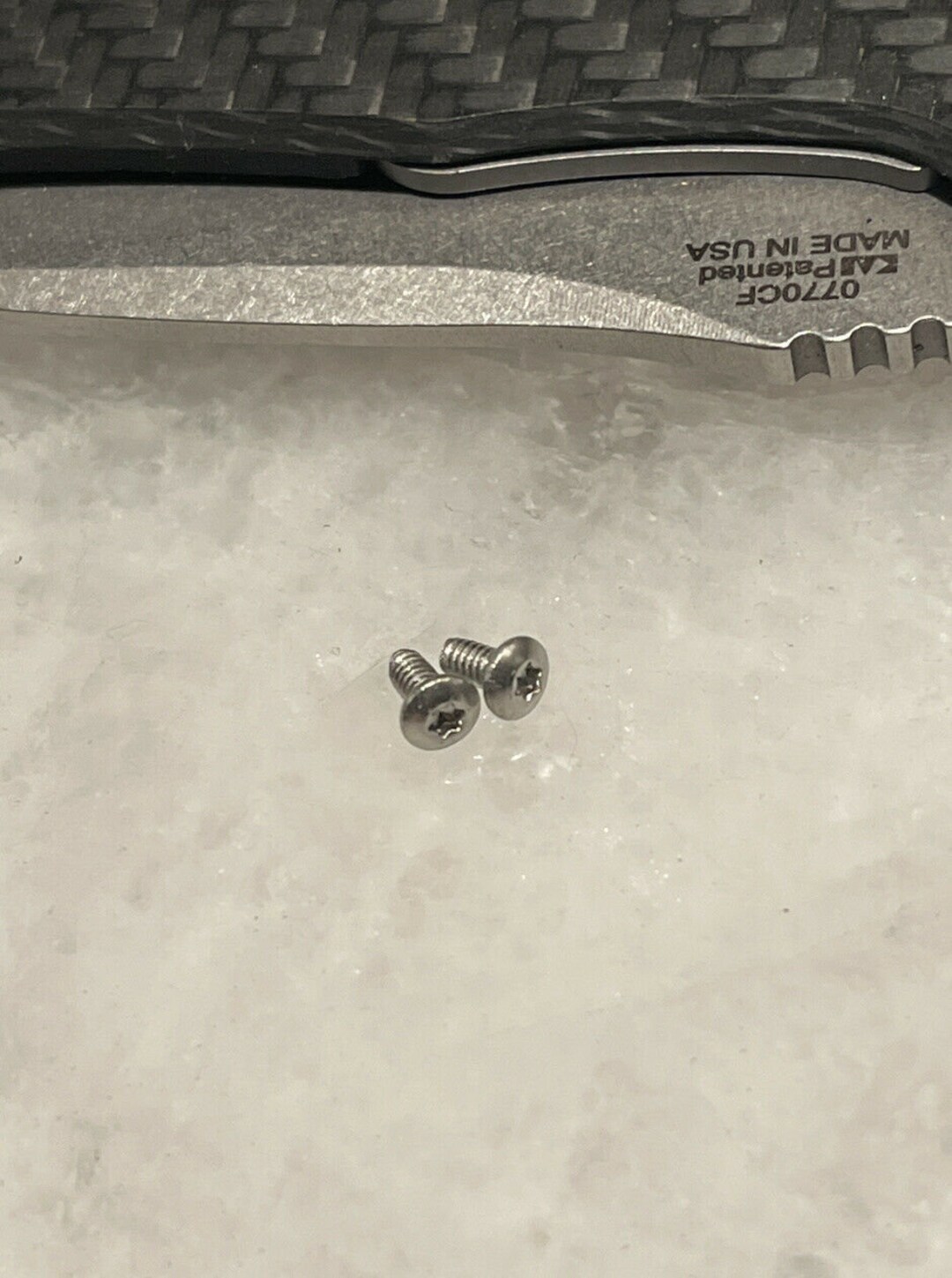 Stainless Steel T6 Torx Screws for Zero Tolerance ZT0770CF Knife Pocket ...