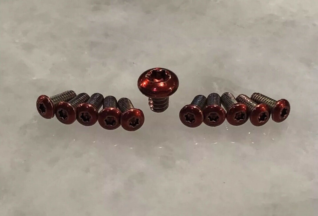 Translucent RED Screws Set for Cold Steel Recon 1 Pivot Handle Pocket ...