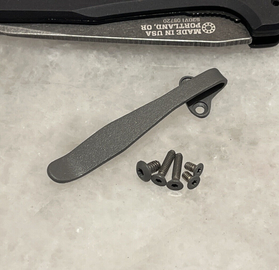 Titanium Deep Pocket Clip W/stainless Steel Torx Screws for Gerber ...