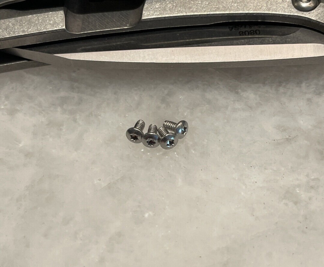 Stainless Steel T6 Torx Screws for Zero Tolerance ZT0808 Knife Handle ...