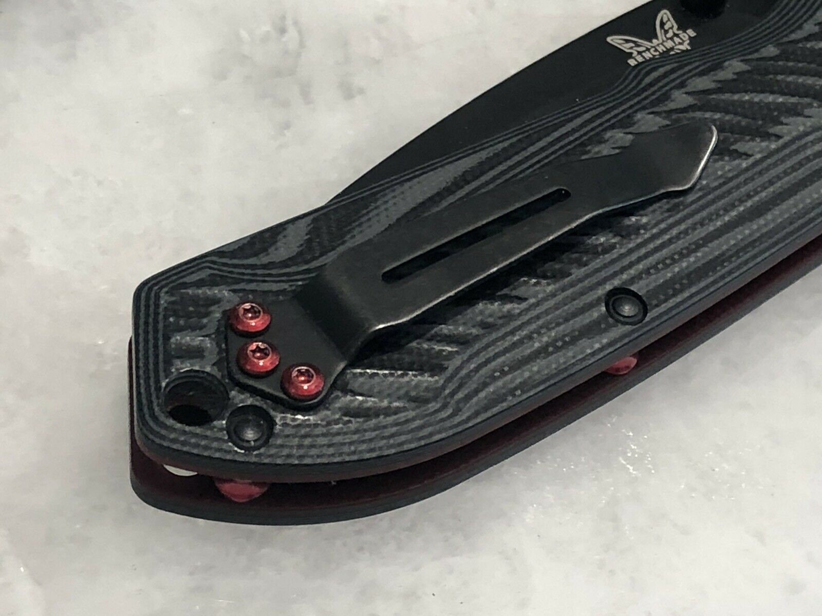 Red Stainless Steel Screws for Benchmade Super Freek 560BK-1 Knife ...