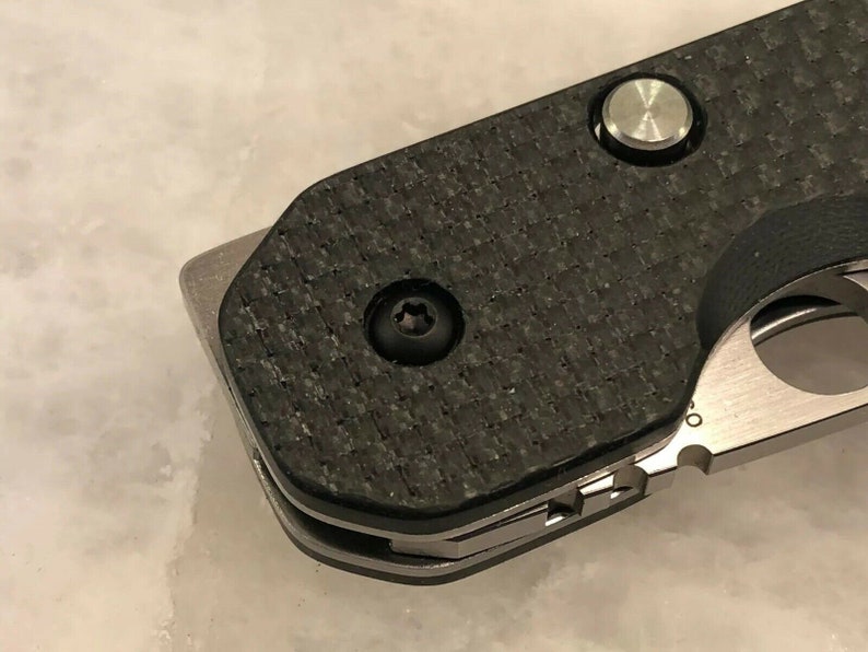 Flat Black Pivot Scale & Pocket Clip Screws for Spyderco Smock | Etsy