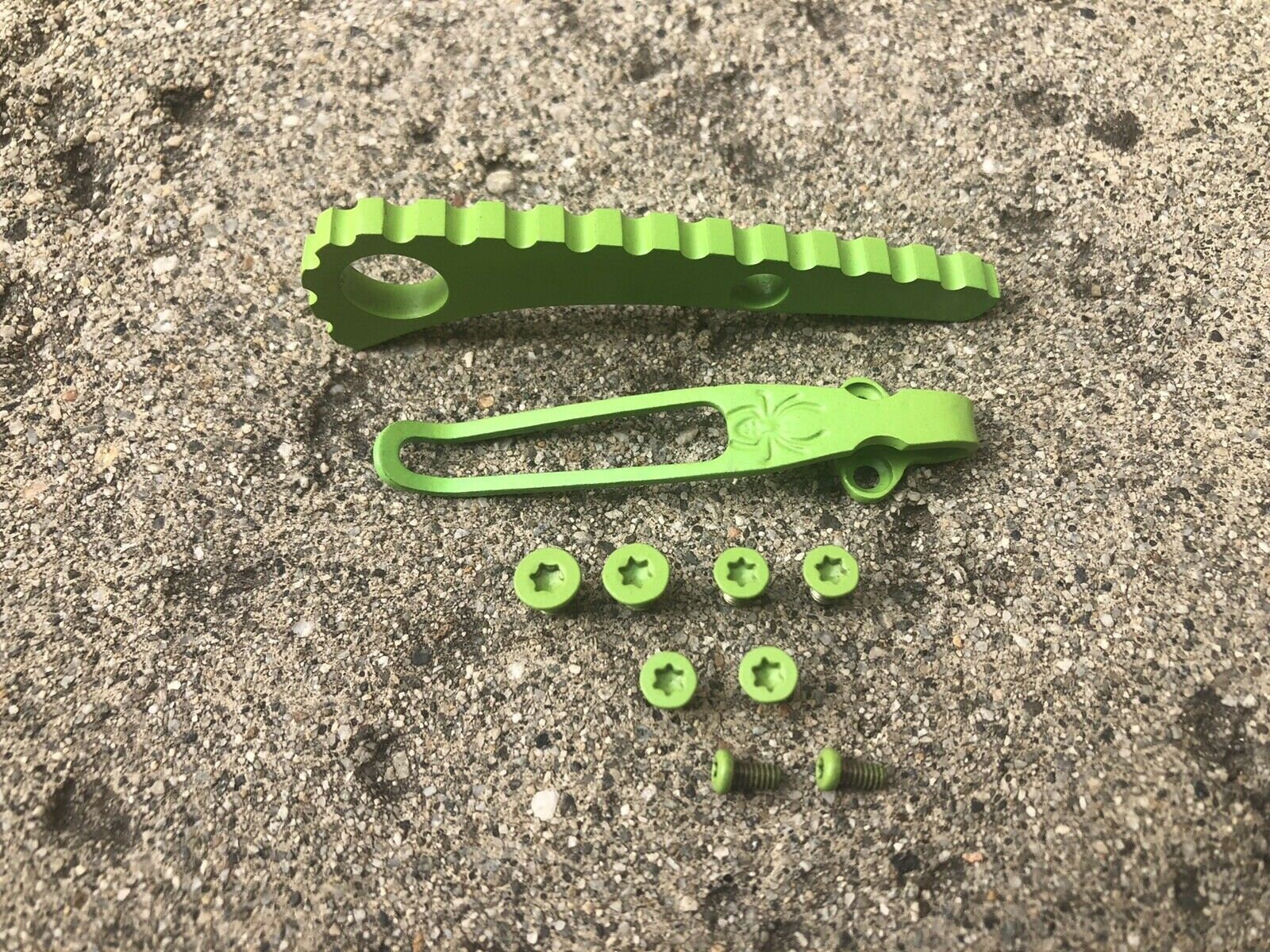 Green Titanium Spacer Deep Pocket Clip & Screw Set for | Etsy