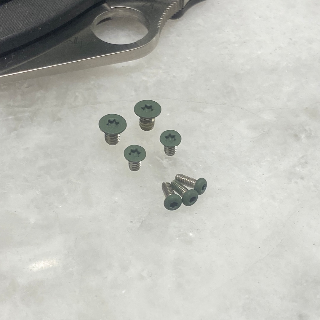 OD Green Stainless Steel Torx Screws for Spyderco Para 3 G10 Knife - Etsy