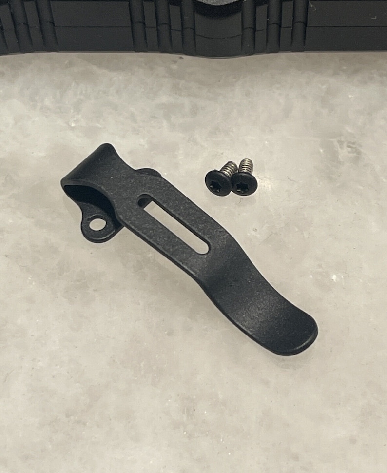 Black Steel Pocket Clip for Streamlight Wedge 88810 88811 XT 88812 ...