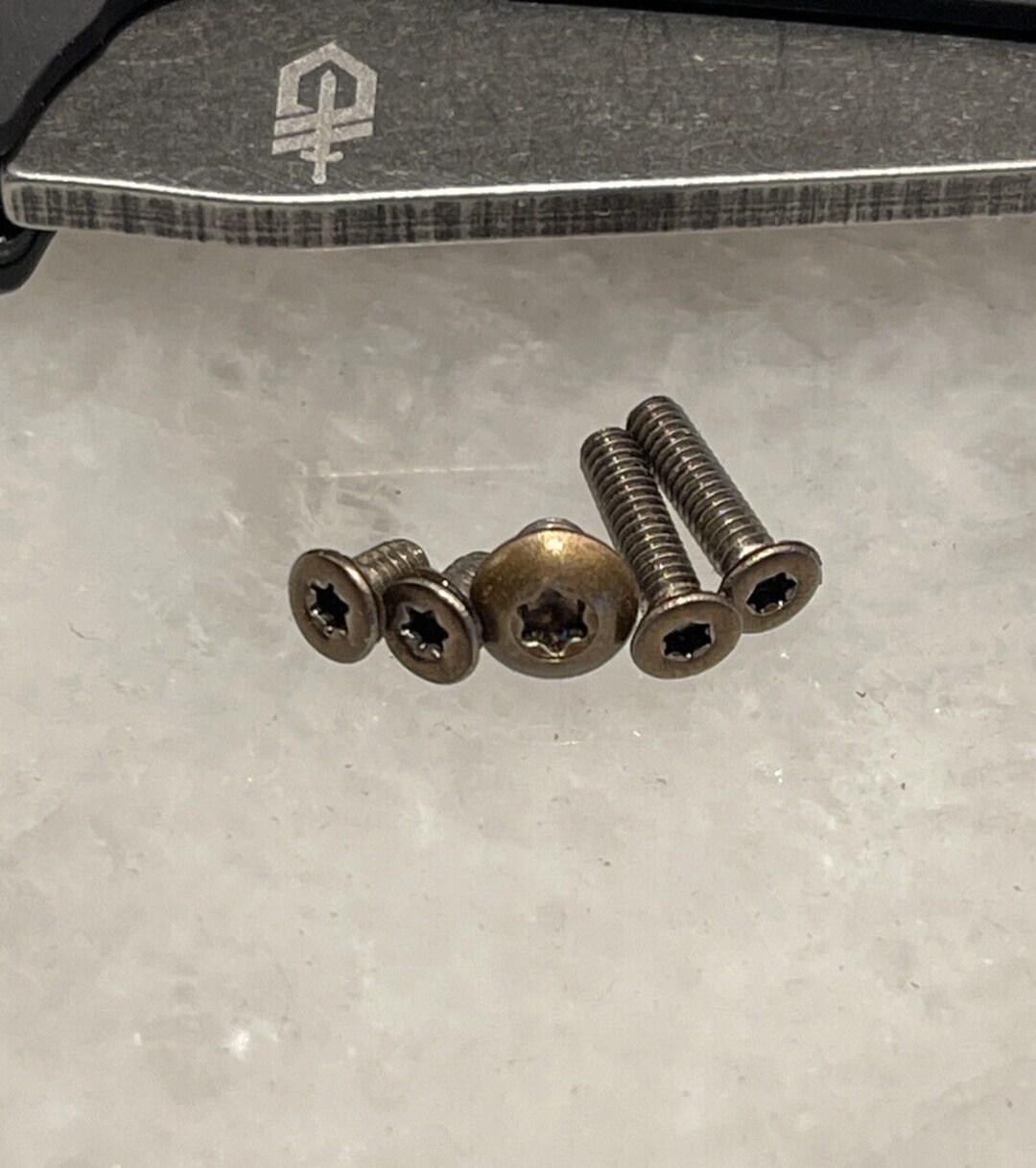 Golden Bronze Stainless Steel Screws for Gerber Fastball Knife Pivot ...