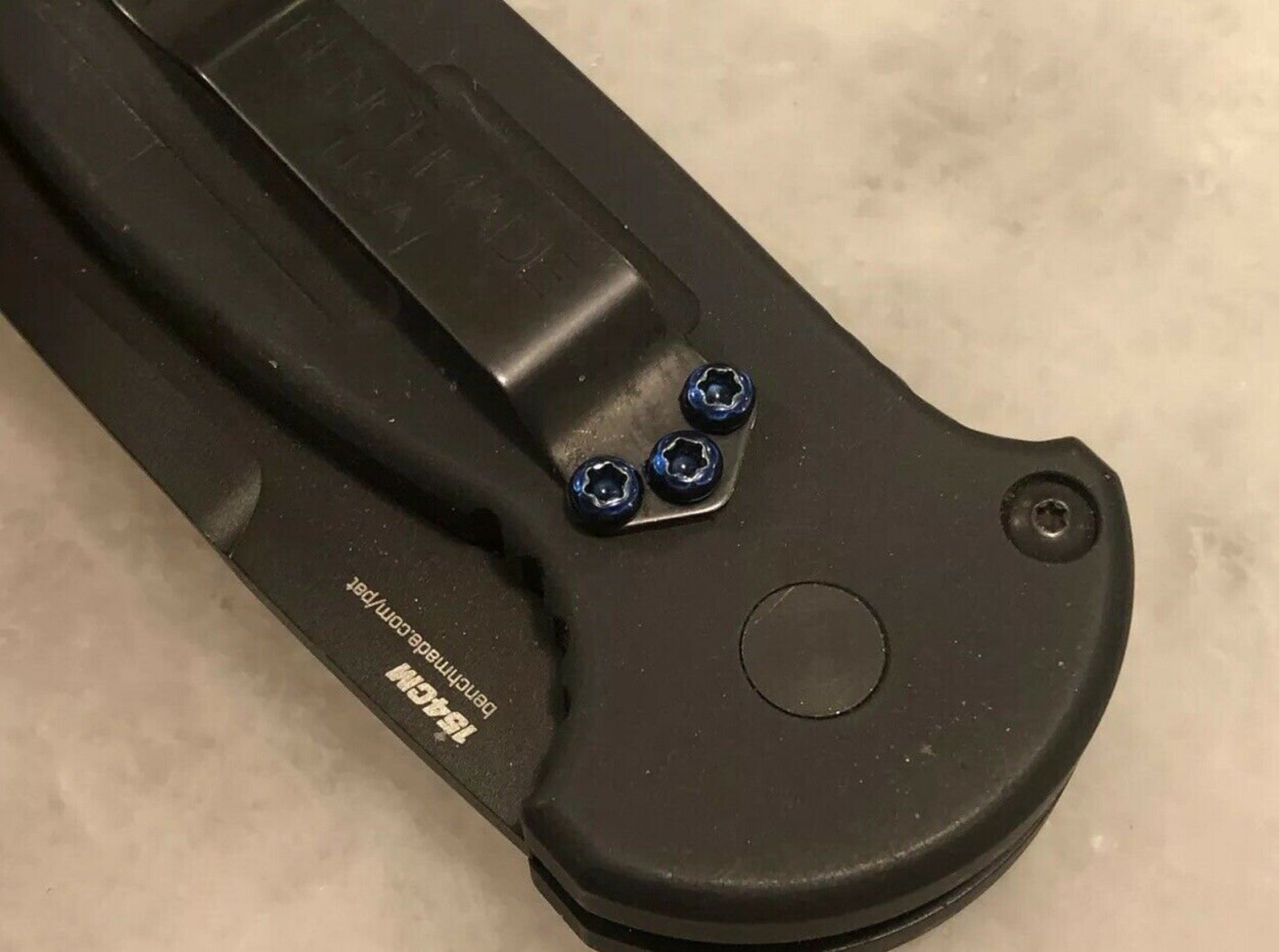 Blue Replacement T8 Torx Screws for USA Made Benchmade AFO 2 Knife (set ...